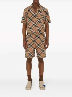 Burberry Checked Cotton Shirt