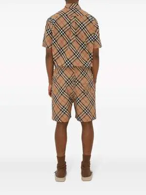 Burberry Checked Cotton Shirt
