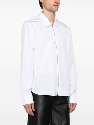 COURREGES Zip-up Cotton Shirt