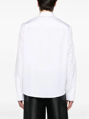 COURREGES Zip-up Cotton Shirt