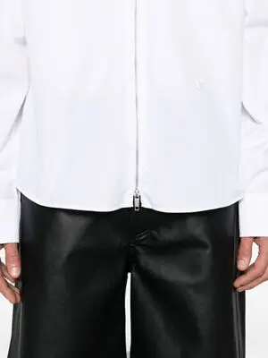 COURREGES Zip-up Cotton Shirt