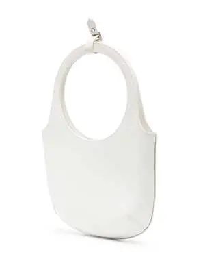 COURREGES Holy Leather Tote - White