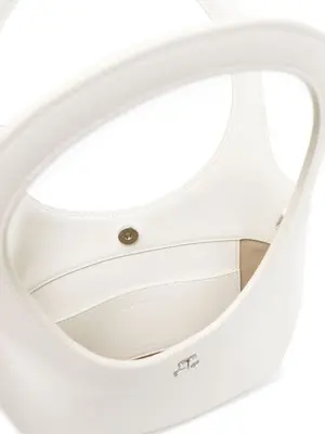COURREGES Holy Leather Tote - White
