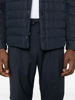 Herno Pleat-detailing Tapered Trousers