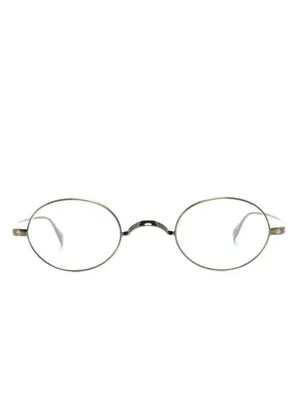 Oliver Spencer Calidor Round-frame Glasses - Brown