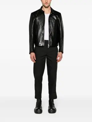 Neil Barrett Tapered-leg Chinos With Adjustable Hem