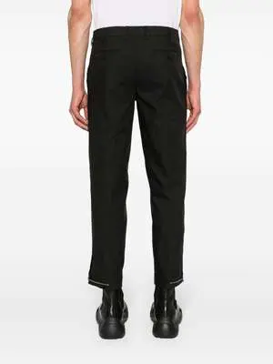 Neil Barrett Tapered-leg Chinos With Adjustable Hem