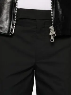 Neil Barrett Tapered-leg Chinos With Adjustable Hem