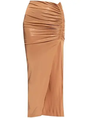 Rick Owens Svita Ruched Maxi Skirt