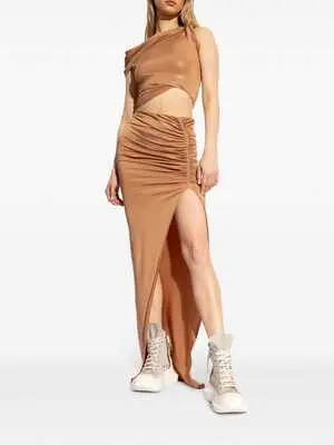 Rick Owens Svita Ruched Maxi Skirt