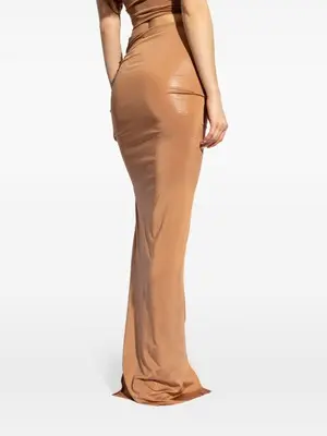 Rick Owens Svita Ruched Maxi Skirt