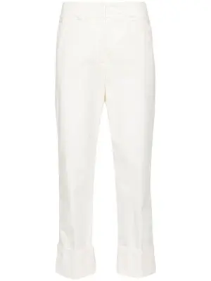 Peserico Cuffed Cropped Trousers