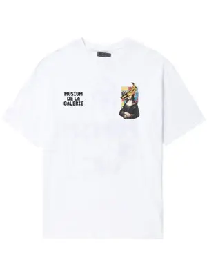 MUSIUM DIV. Popism Cotton T-shirt - White