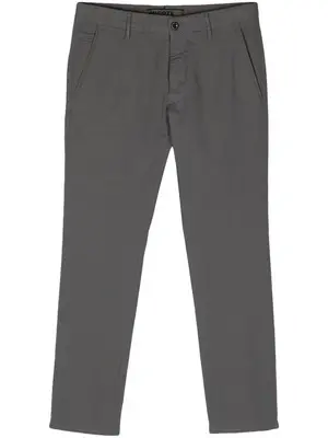 Incotex Cropped Chino Trousers - Grey