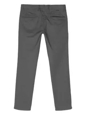 Incotex Cropped Chino Trousers - Grey