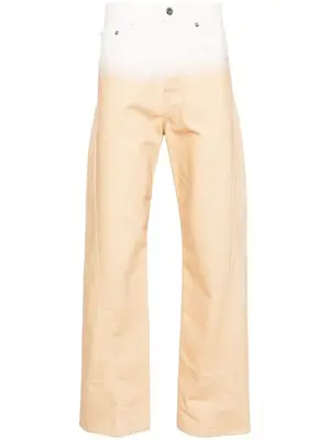 LANVIN Mid-rise Straight-leg Jeans - Orange