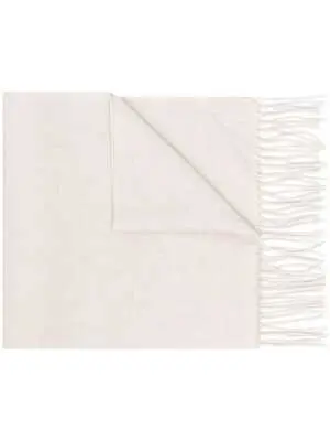 N.peal Wooven Cashmere Scarf - Neutrals