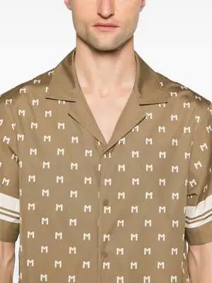 Moncler Monogram-print Short-sleeve Shirt