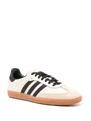 Adidas Samba Og Leather Sneakers - Neutrals