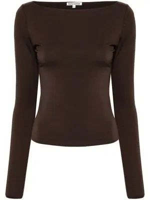 REFORMATION Wiley Boat-neck Top