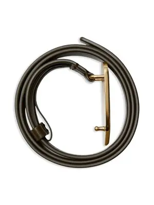 Burberry Shield Leather Belt - Brown