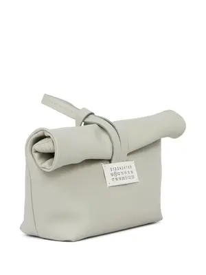 MAISON MARGIELA Paper Leather Clutch Bag - Grey