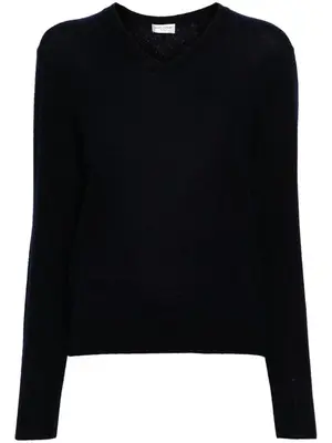 Saint Laurent V Neck Knitwear For Women