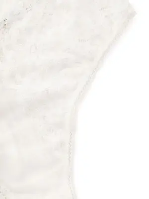 FLEUR DU MAL Charlotte Halterneck Teddy - White