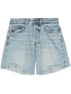 REFORMATION Raye Mid-rise Denim Shorts
