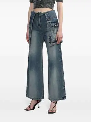 JUUN.J Layered Panelled Jeans
