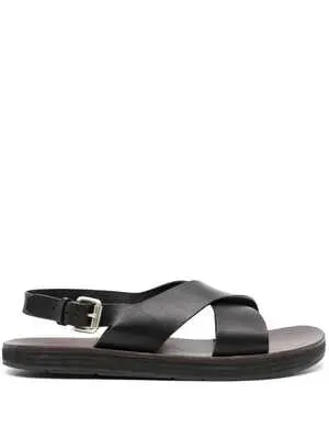 Premiata Crossover-strap Leather Sandals