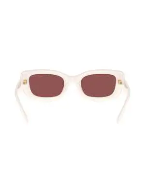 COACH® Logo-plaque Rectangle-frame Sunglasses