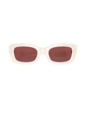 COACH® Logo-plaque Rectangle-frame Sunglasses