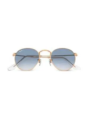 Ray-ban Round Frame Sunglasses - Gold