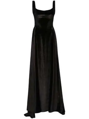 ATU BODY COUTURE V-back Velvet Gown