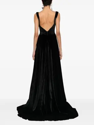 ATU BODY COUTURE V-back Velvet Gown