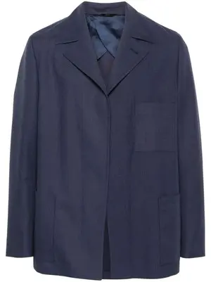 Fendi Single-breasted Wool Blazer