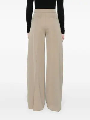Max Mara Pleated Wide-leg Trousers - Neutrals