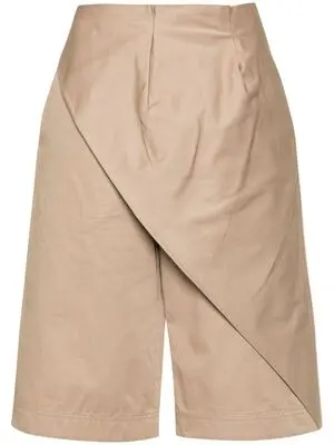 Loewe Overlapping Faille Pleated Shorts