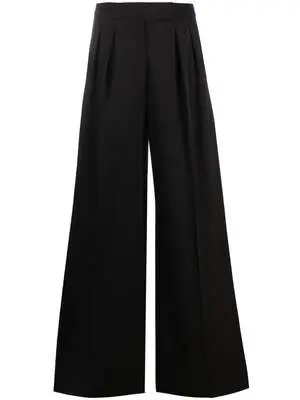 Max Mara High-waist Wide-leg Pleated Trousers
