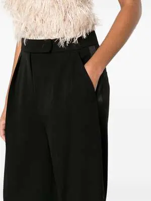 Max Mara High-waist Wide-leg Pleated Trousers