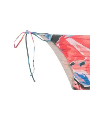 CLUBE BOSSA Aava Graphic-print Bikini Bottom - Blue