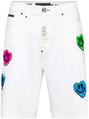 Philipp Plein Straight Leg Shorts For Men