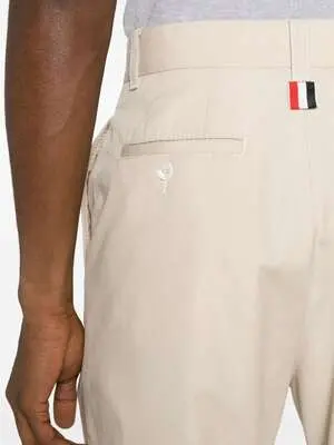 Thom Browne Typewriter Cloth Straight Trousers - Neutrals