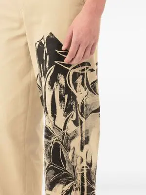JW Anderson Graphic Print Straight-leg Trousers