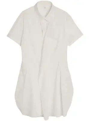 Y’s Draped Cotton Shirt