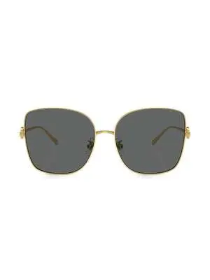 Tory Burch Oversized Sunglasses - Gold