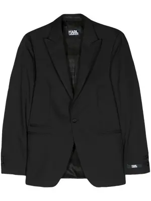 Karl Lagerfeld Peak Single-breasted Blazer