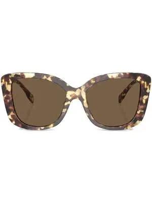 Tory Burch Miller Oversize-frame Sunglasses - Brown