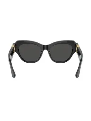 Burberry Rose Monogram Cat-eye Sunglasses - Grey